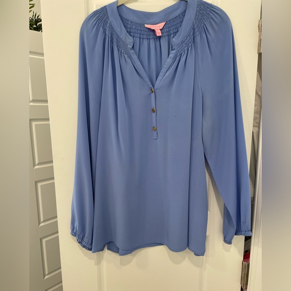 Lilly Pulitzer | Tops | Lilly Pulitzer Elsa Xl Periwinkle Blue | Poshmark